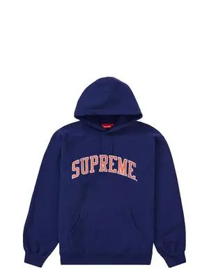 Supreme Glitter Arc Hooded Sweatshirt - Grey | Editorialist